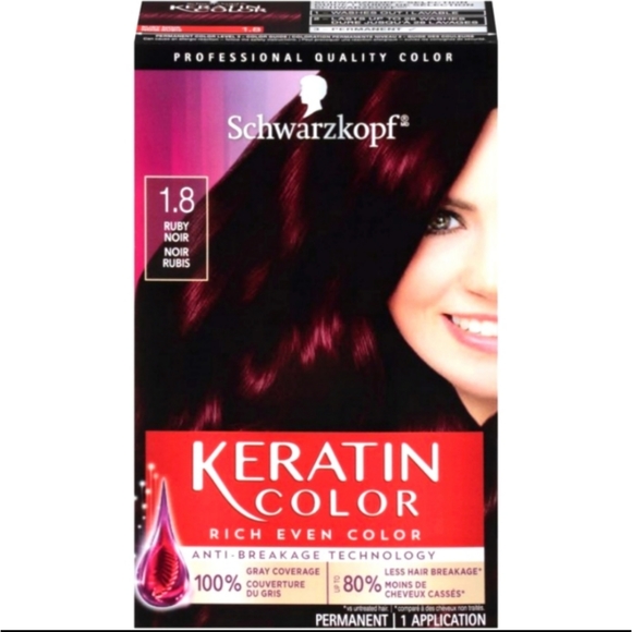 Schwarzkopf | Hair | 2x Schwarzkopf Keratin Color Permanent Hair Color ...